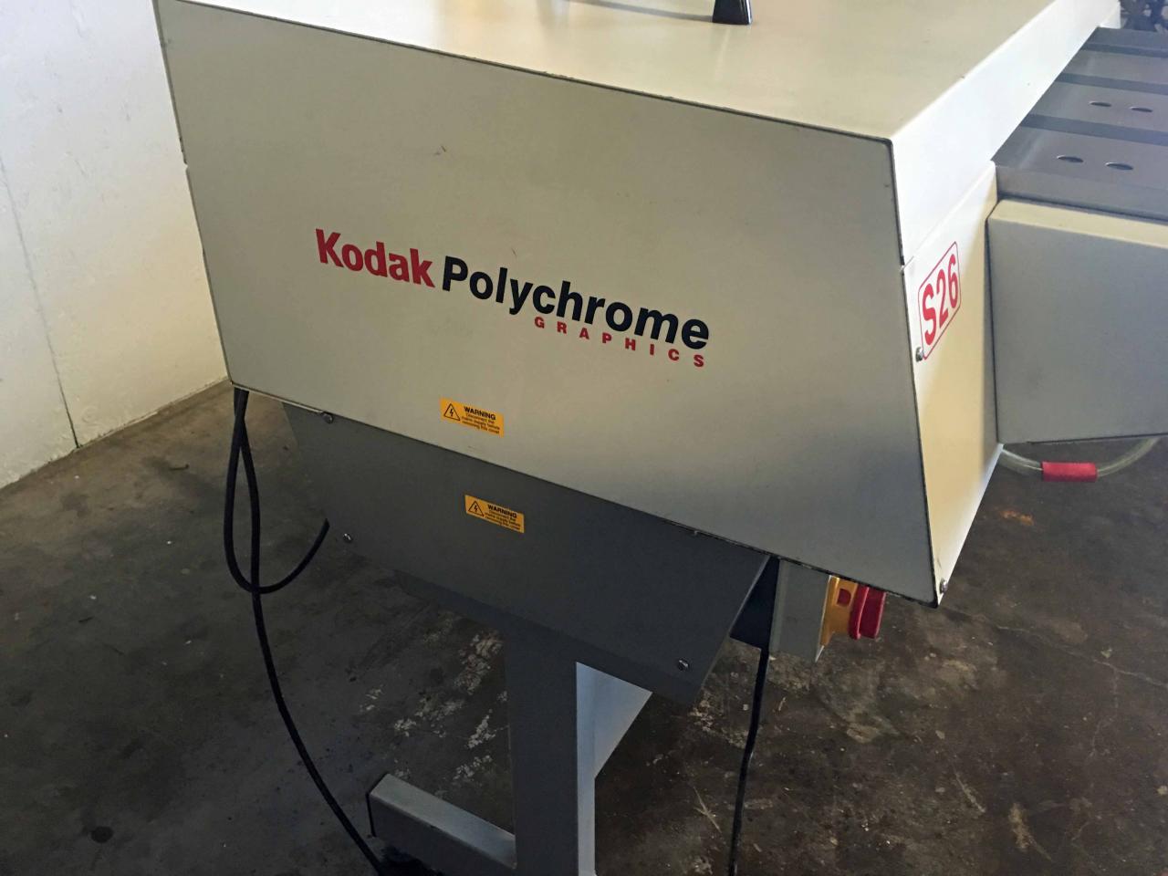 Lot #27: Kodak Polychrome Graphics S26 Plate Processor - WireBids